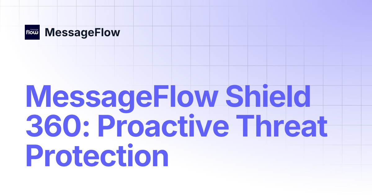 MessageFlow Shield 360: Proactive Threat Protection | MessageFlow